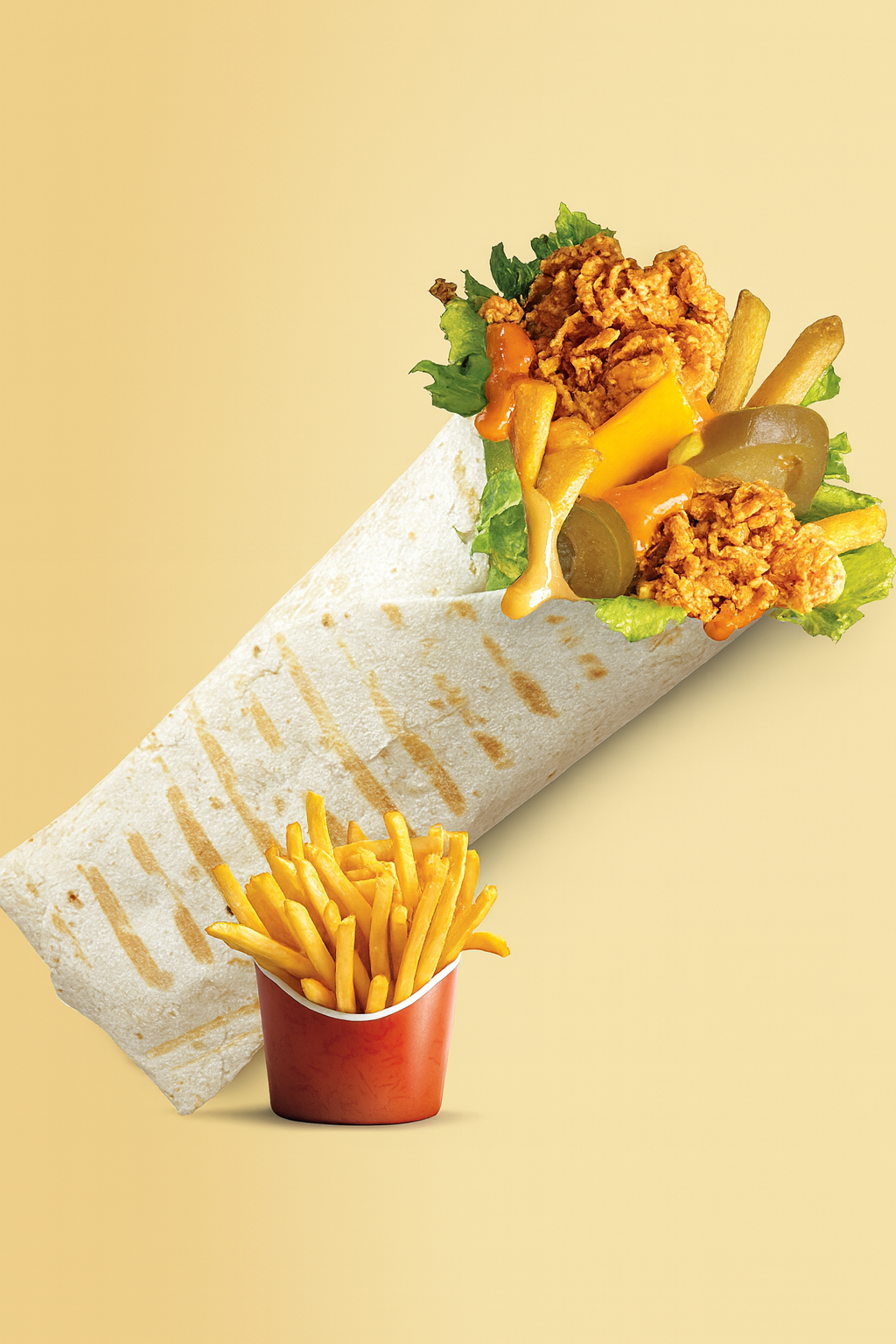 ZINGER MATHAFI WRAP - Sustainabite Cafe